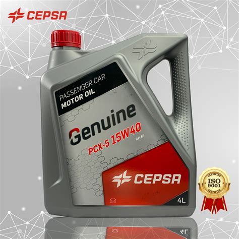 Jual Oli Mobil Sae 15w 40 4 Liter Cepsa Genuine Shopee Indonesia