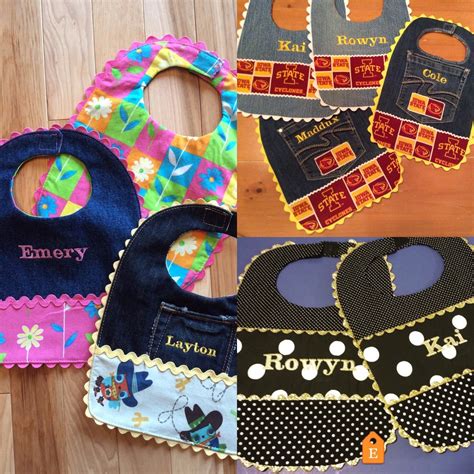 Bevsbluedress Shared A New Photo On Etsy Personalized Bibs