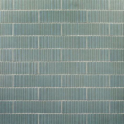 Akuza 25x9 Sky Ribbed Rectangle Tile Stone Products Unlimited