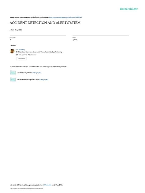 Accident Detection And Alert System Pdf Arduino Global Positioning System