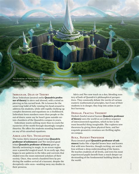 Dandd Strixhaven Preview Reveals New Monsters And Magical Math Bell