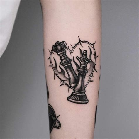 12 Queen Chess Piece Tattoo Ideas To Inspire You