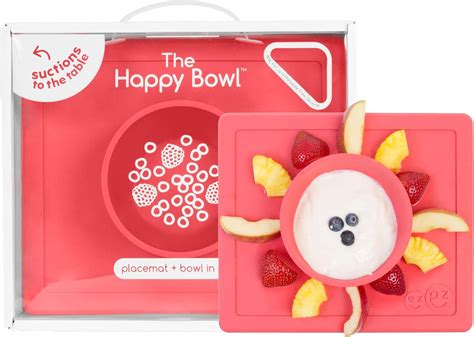 Ezpz Happy Bowl 24 Months Coral 100 Silicone