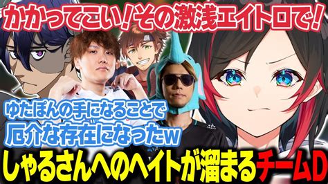 【lolしゃるる杯3日目】しゃるるが加入したチームbにボコられてしゃるさんへのヘイトが溜まるチームd【うるか切り抜きうるか象先輩rainbrain乾伸一郎enty】 Youtube