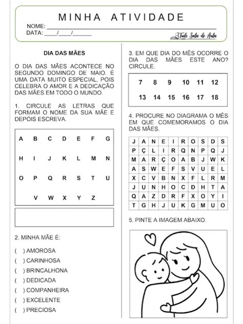 Atividades De Arte Sobre O Dia Das Mães Para Educação Infantil Tudo