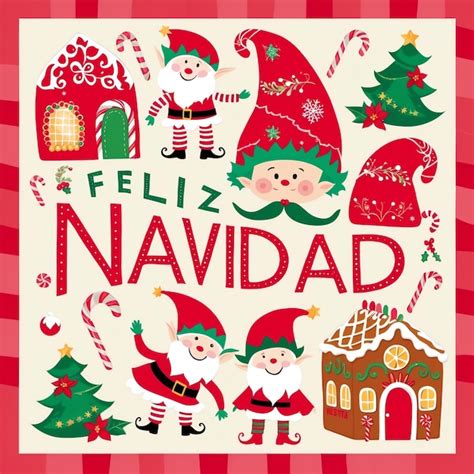 Beautiful Feliz Navidad Vectors For Holiday Decorations Premium Ai Generated Image