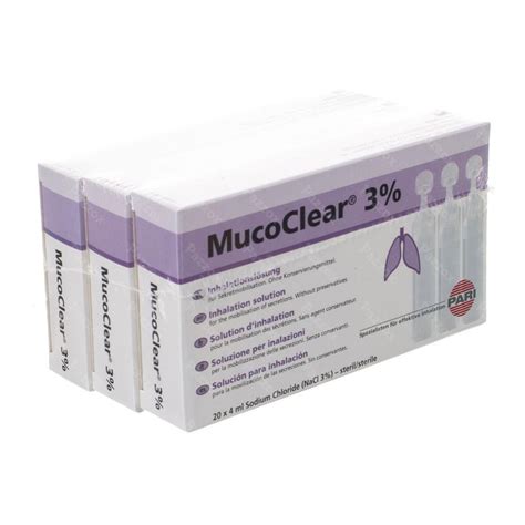 Mucoclear 3 Nacl 4 Ml Ampul Medisch Huismangroep