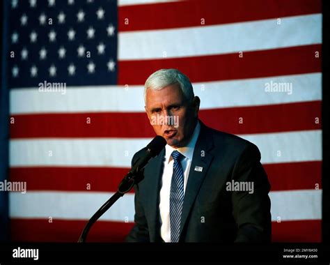 Republican Vice Presidential Nominee Mike Pence Speaks At A Campaign