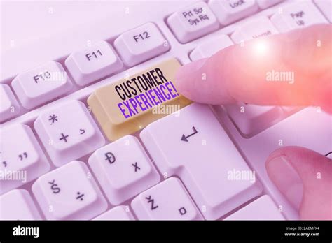 Handwriting Text Writing Customer Experience Conceptual Photo Product Of Interaction Between