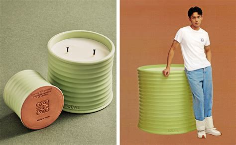 Loewe × 吴磊联名推出「 青瓜味香薰蜡烛 」。 Iconicmen