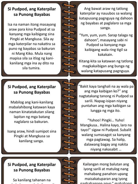 Si Pudpod Ang Katerpilar Sa Punong Bayabas Pdf