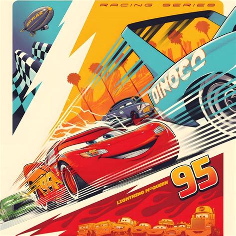 Set Of 2 Cars Movie Posters Cartoon Posters Animation Posters