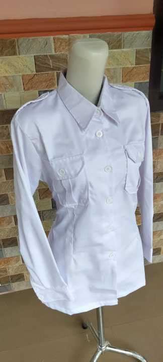 Seragam Pdh Jumbobaju Kemeja Putih Jumbo Pppk Cewek Lengan Kancing