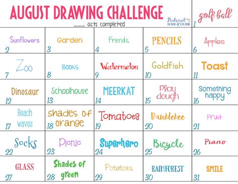 Drawing Challenge 2018