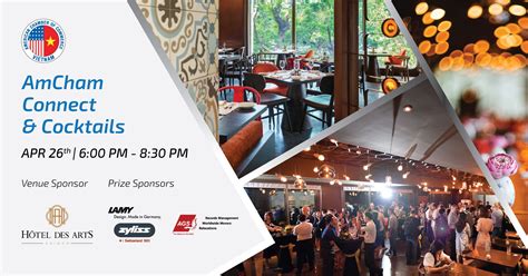 Connect And Cocktails At Hotel Des Arts Saigon Amcham Vietnam Hcmc And Danang