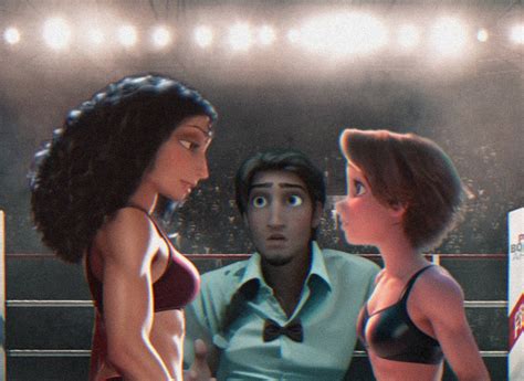 Rapunzel Vs Gothel By Gamerartguy On Deviantart