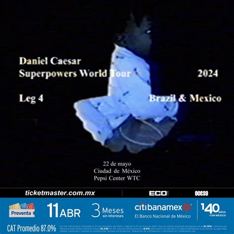Fecha Precios Y Boletos Para El Primer Concierto De Daniel Caesar En México