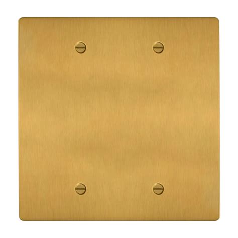Brass Blank Wall Plates 12 Gang Getswitches