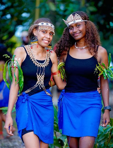 Malaita Province Solomon Islands Beautiful African Women
