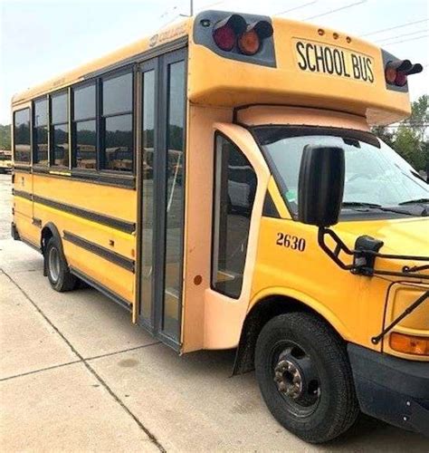 2014 Chevrolet Express 3500 Collins Small School Bus 2630 Mathies