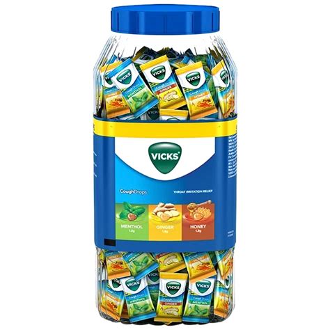 Vicks Cough Drops Candy Tulsi Ginger Menthol Honey Throat Relief 190 Pieces £20 72 Picclick Uk