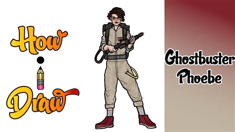 How I Draw Phoebe From Ghostbusters Afterlife How To Draw Phoebe Ghost Buster Art Lesson