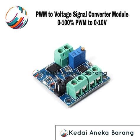 jual pwm to voltage signal converter module modul 0 100 to 0 10v
