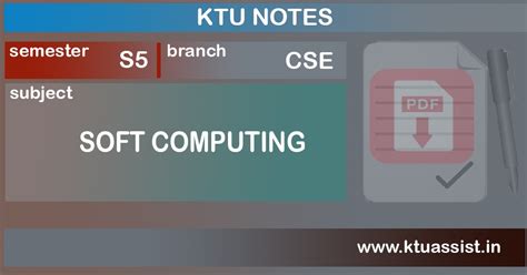 Ktu S5 Cse Cs361 Soft Computing Notes Ktu Assist