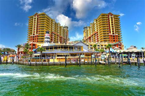 Harborwalk Village With Emerald Grande Stock Image Image Of Tourism