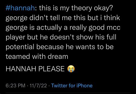 hannah is the 2nd biggest dnfer aside from blob man himself i hate