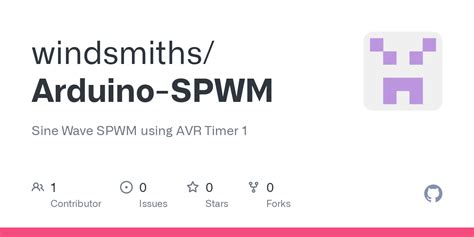 Github Windsmithsarduino Spwm Sine Wave Spwm Using Avr Timer 1