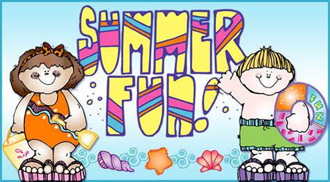 Cute Summer Clip Art For The Beach Barbecues And The 4th Of July By Dj