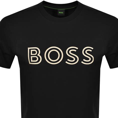 Boss Tee 1 T Shirt Black Mainline Menswear
