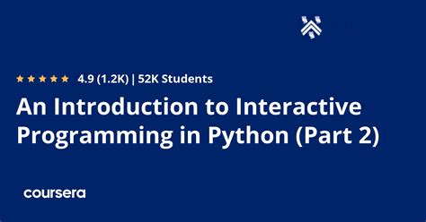 An Introduction To Interactive Programming In Python Part 2 Coursera