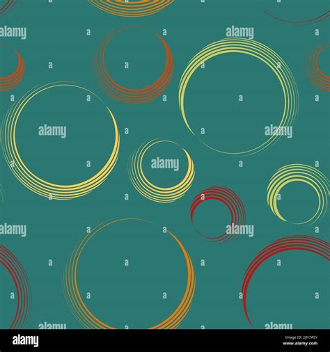 Abstract Black Seamless Pattern On Colorful Background Vector Drawing Line Art Abstract Lines