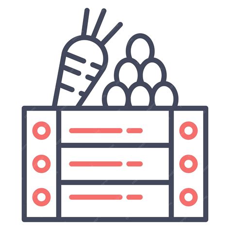 Premium Vector Crate Vector Illustration Style