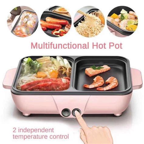 Double Electric Multifunction Hot Plate Pan Cooking Pot