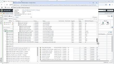 Product Structure Report Tutorial Ptc Learning Connector