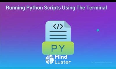 Learn Running Python Scripts Using The Command Line Mastering The Art Of Command Line