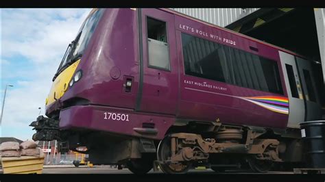 Emr Unveil Class 170 With Pride Livery 🏳️‍🌈 Youtube