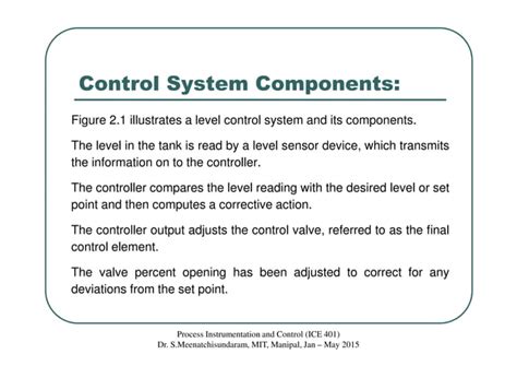 Class 3 Control System Components Pdf Chemistry Science