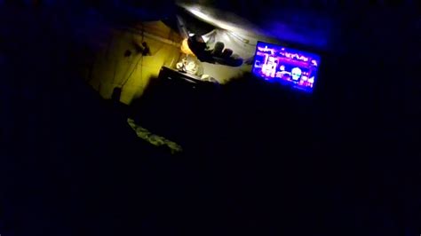 Sneaking Up On The Video Games At Night And Playing Minecraft And Maybe