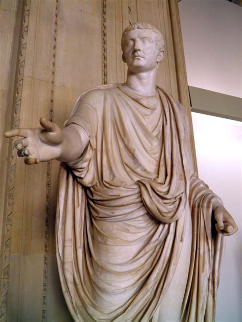 Roman Emperor Tiberius 1437 Ad Marble Found In Capri Louvre