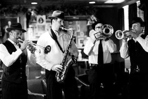 1920s Midnight In Paris Shoot Wedding Jazz Band Retro Bride