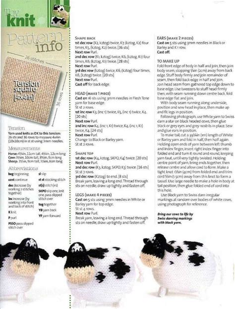 Easy Diy Animal Knitting Patterns