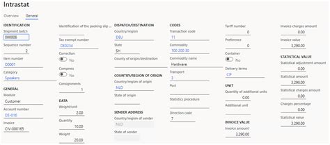 Netherlands Intrastat Finance Dynamics 365 Microsoft Learn