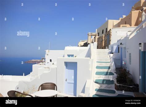Classical Greek Architecture Of The Streets In The Cyclades Greece