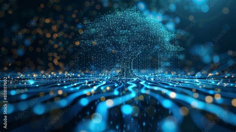 Visual Representation Of A Deep Learning Decision Tree Model Depicted