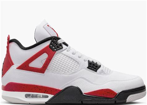 Air Jordan 4 Retro Red Cement Hype On Feet