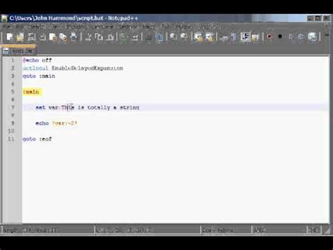 Batch Substrings YouTube